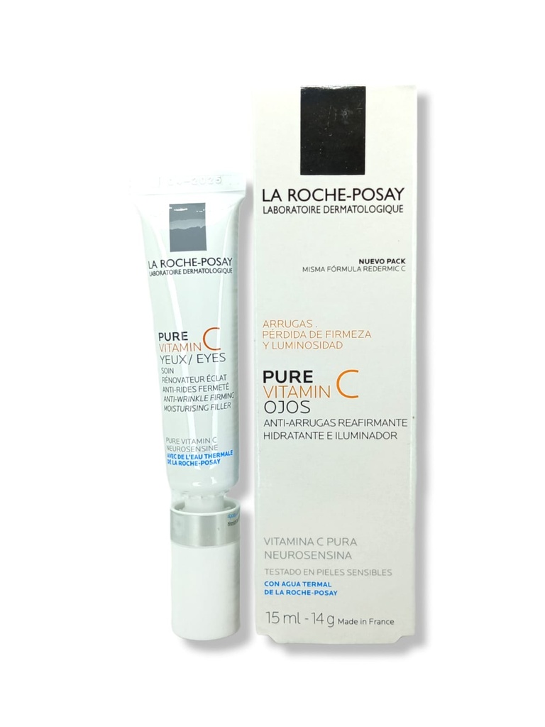 PURE VITAMIN C OJOS 15 ML ROCHE POSAY | Farmacias Cuxibamba